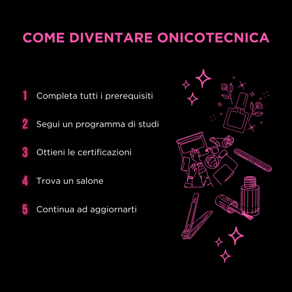 Come diventare onicotecnica: i 5 step da seguire